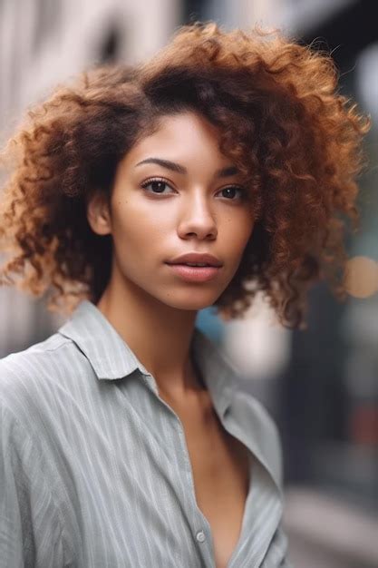 Premium Ai Image Cropped Shot Of An Attractive Young Woman Standing