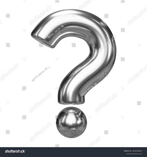 3d Metal Question Mark Faq Problem Stock Vector Royalty Free 2456036097 Shutterstock