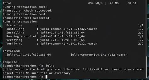 bug report `make install` does not copy `libllvm 8jl so` on linux