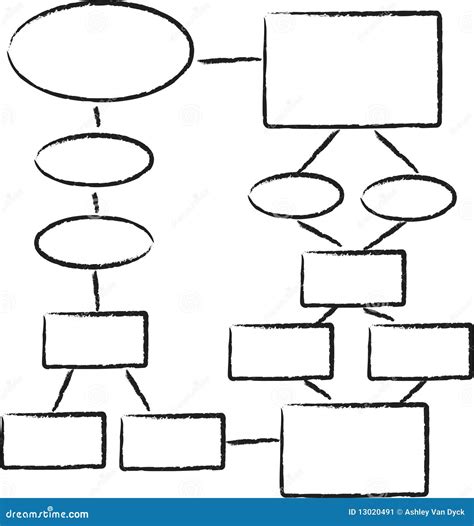 Flowchart Stock Vector Illustration Of Business Template 13020491