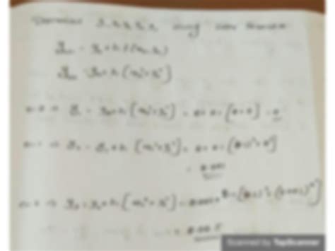 Solution Euler S Method And Modified Euler Method Studypool