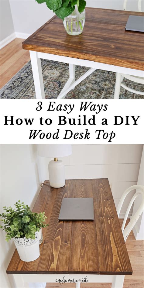 Diy Wooden Desk Design 12 Ideas For Creative Desks