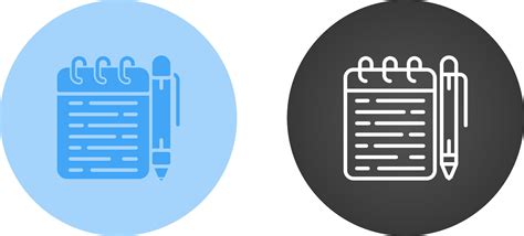 Memo Pad Vector Icon 40642630 Vector Art At Vecteezy