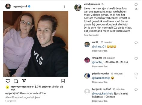 Foto Rapper Sjors Plaatst Foto Van Nieuwe Vriendin Maar Er Klopt Iets