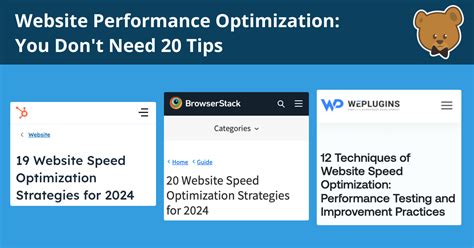 Website Performance Optimization You Dont Need 20 Tips Debugbear