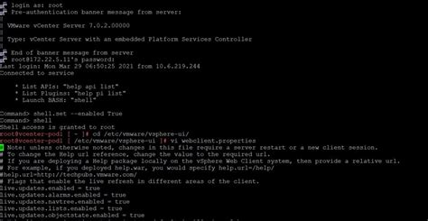Vsphere 70 U2 Session Timeout Uzatma