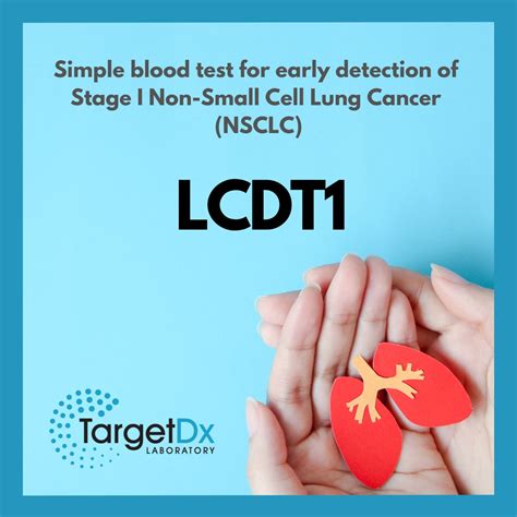 Targetdx Laboratory On Linkedin Lung Cancer Detector Test