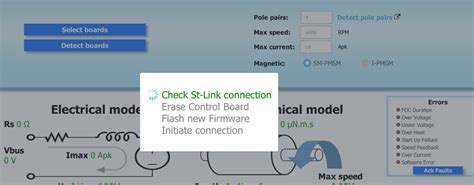 Solved Motor Profiler Stuck On Checking St Link Connecti Stmicroelectronics Community