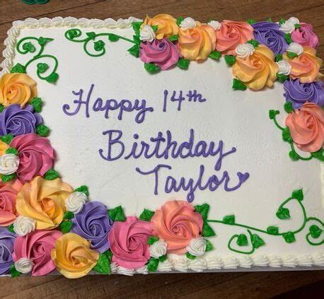 Simple Birthday Sheet Cake