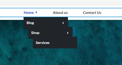 New World Template Dropdown Menu · Issue 943 · Microwebermicroweber