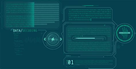 futuristic technology frames interface hud vector image