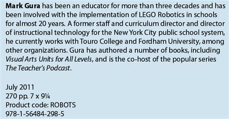Classroom Robotics Getting Started With LEGO Robotics A Guide For K 12 Educators