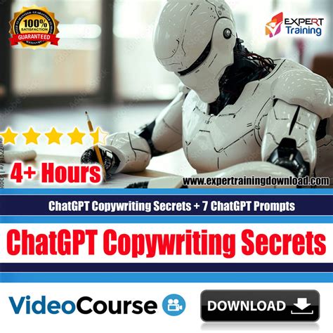 Chatgpt Copywriting Secrets 7 Chatgpt Prompts Expert Training