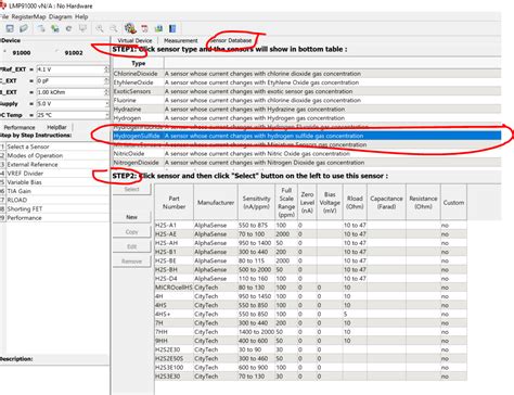WEBENCH Tools LMP91000 Configure The H2S Sensor Using Sensor AFE Software Sensors Forum