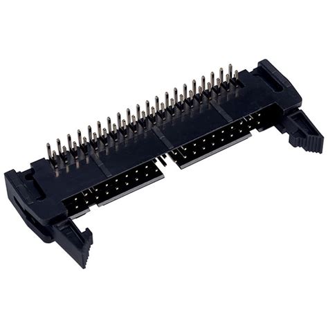 Truconnect 40 Way Idc Right Angled Latched Pcb Plug 2 54mm Rapid Electronics