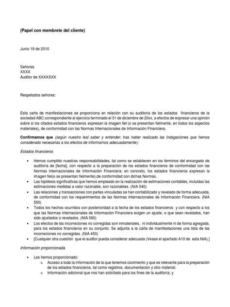 Modelo Carta De Representación Descargar Gratis Pdf Normas