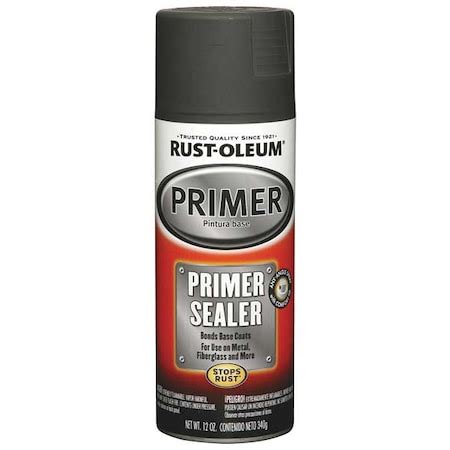 Rust Oleum Automotive Primer Sealer Gray 12 Oz 249321 Zoro