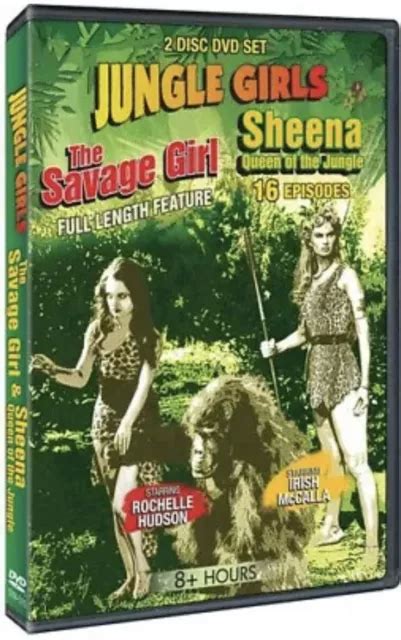 Dvd New Jungle Girls The Savage Girl Sheena Queen Of The Jungle