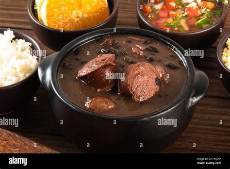 Feijoada Typical Brazilian Food Traditional Brazilian Food Made With