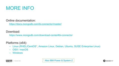 Mongodb Bi Connector And Tableau Ppt