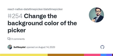Change The Background Color Of The Picker Issue 254 React Native