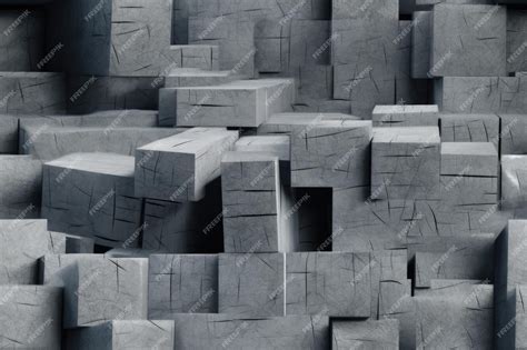 Premium Photo Cube Concrete Abstract Background 3d Render Image Seamless Pattern