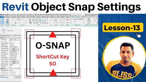 Revit Object Snap Settings Lesson 13 Revit Architecture Tutorials Youtube