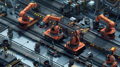 Urban Agriculture With Automated Robotics In A City Symbolizes Futuristic Sustainability Aig62