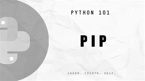 Python PIP YouTube