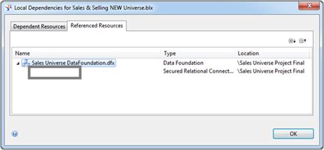 resource dependencies in information design tool sap community
