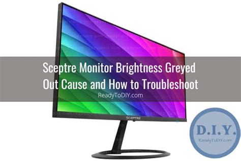 Sceptre Monitor Screen Issues Ready To DIY