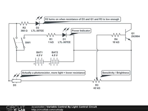 Variable Control By Light Control Circuit CircuitLab