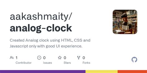 Github Aakashmaityanalog Clock Created Analog Clock Using Html Css And Javascript Only With