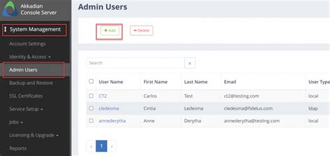 4413 Creating The Console Admin Akkadian Console Server 512