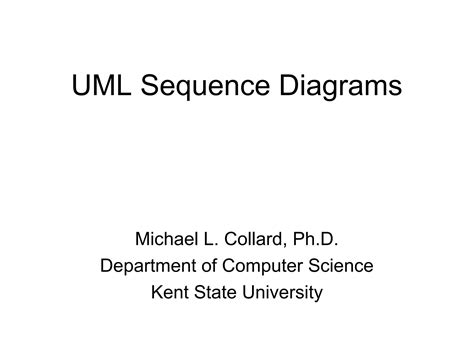 Uml Sequence Diagrams Ppt