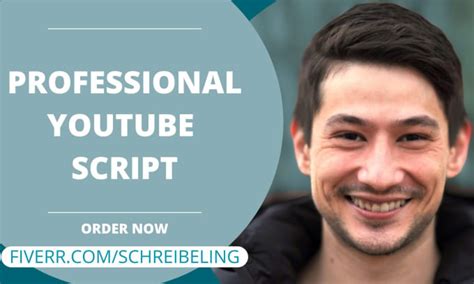 Be Your Youtube Script Writer By Schreibeling Fiverr