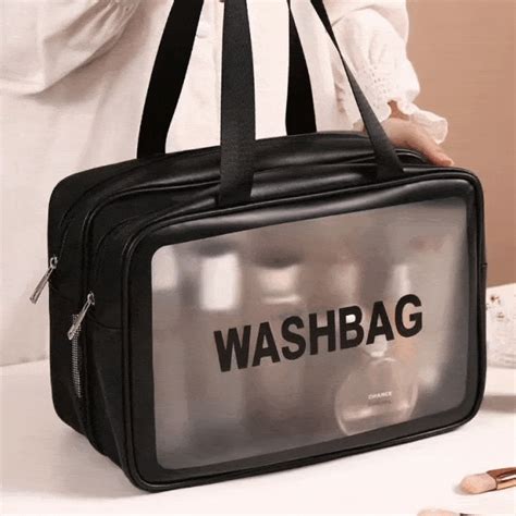 11할인3color 깔끔 레터링 워시백 수영장 방수 가방 목욕 드라이백 방수백 물놀이 메쉬 Pvc 투명 샤워백 워터파크 워터밤 흠뻑쇼 여행용 화장품 케이스 손잡이