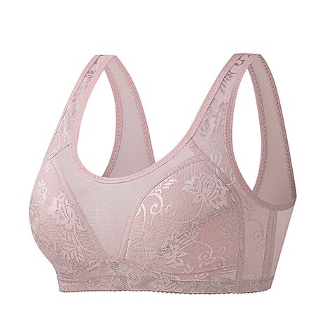 Levmjia Womens Comfortable Wireless Bras Plus Size No Underwire