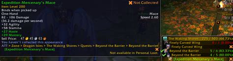Item Appearances Not Available In Personal Loot Are Being Tracked By
