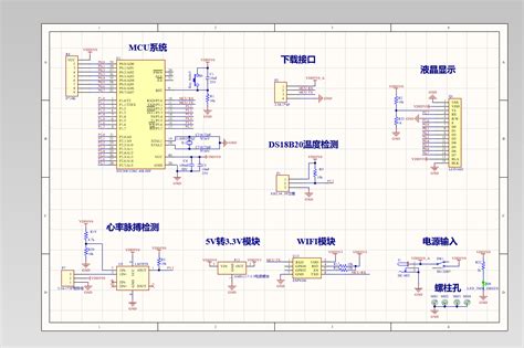 基于51单片机心率计脉搏体温测量仪wifi无线通信proteus仿真原理图pcb 基于51单片机的心率脉搏计代码 csdn博客