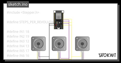 Esp32 Stepper Motor Wokwi Esp32 Stm32 Arduino Simulator