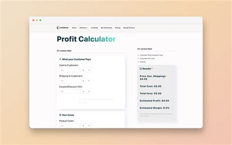 Using Our Profit Calculator Tool To Maximize Margins And Set Your Pricing