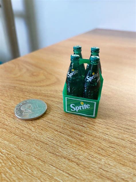 Vintage Sprite Miniature Bottle 4 Pack Softdrink Crate Magnet On Carousell