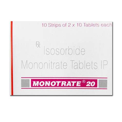 Monotrate 20 Tablet Ak Medical Hall