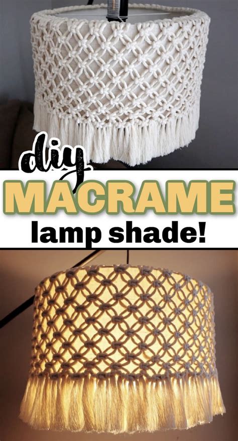 How To Make A DIY Macrame Lamp Shade Marching North