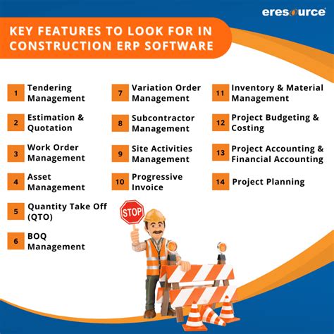 Key Features Of Construction Erp Software Complete Guide