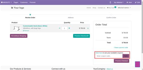 Odoo Website Coupons And Vouchers Discount Coupons In Odoo