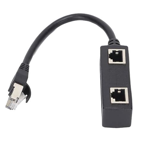 Ethernet Splitter Adapter Rj45 Splitter Connector For Network Home