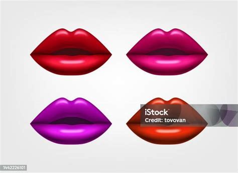 여자들의 입술은 립스틱으로 찢어졌다 3d 벡터 일러스트 레이 션 입술에 대한 스톡 벡터 아트 및 기타 이미지 입술 이모티콘 3차원 형태 Istock