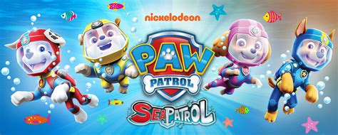 Nickalive The Paw Patrol Sea Patrol Swims Into Sea Life Aquariums